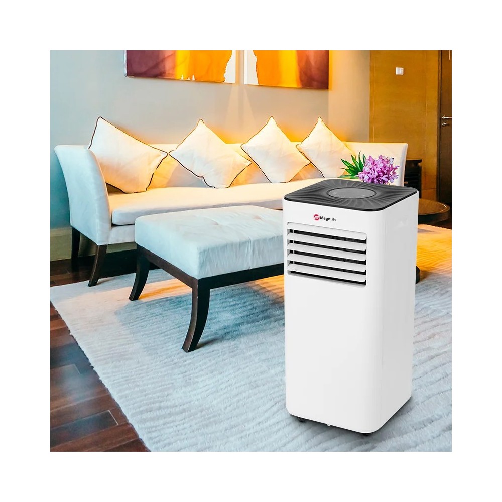CLIMATISEUR MOBILE MEGALIFE 9000 BTU/H - R290 - FROID + CHAUFFAGE